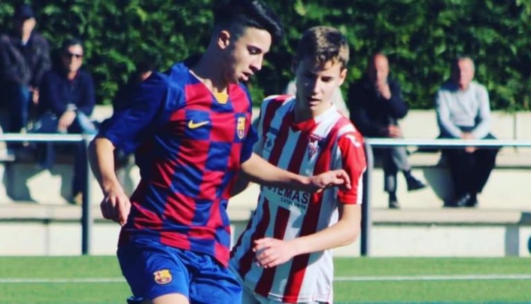 EL PETRERÍ HUGO ALBA SILVEIRA SIGUE GOLEANDO EN EL FC BARCELONA > El Record